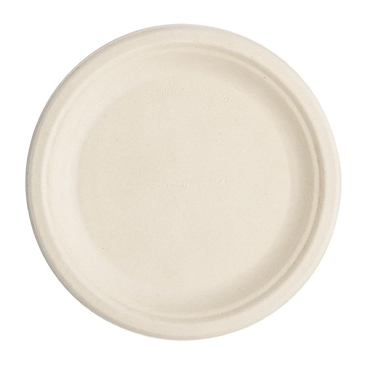 Buy Vegware Compostable Nourish Moulded Fibre Plate Natural 7"/178mm ...