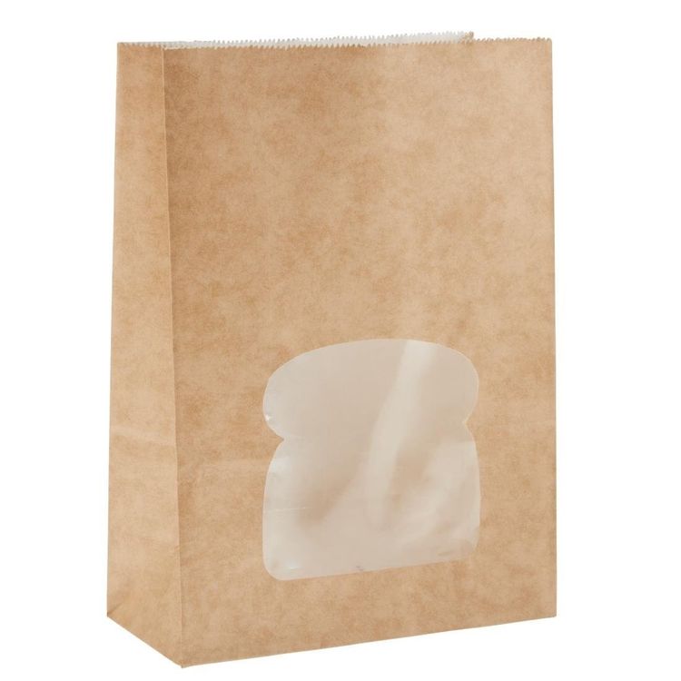 Buy Colpac 10376 Recyclable Paper Sandwich / Deli Bags With Window ...