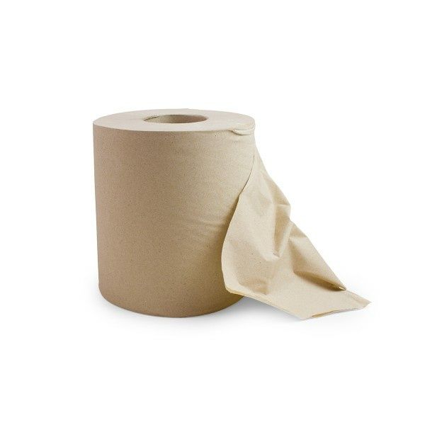 Eco-friendly 2-ply Kraft Paper Centrefeed Kitchen Roll 17.5m x 150metre