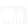 Buy Small Unlined Enclosed BioBoard Chip Box from £10.69