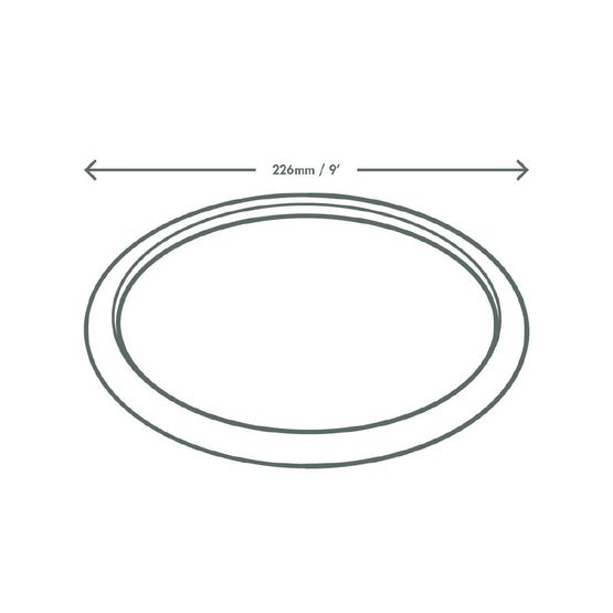 Buy Vegware Compostable Nourish Moulded Fibre Plate Natural 9"/226mm ...